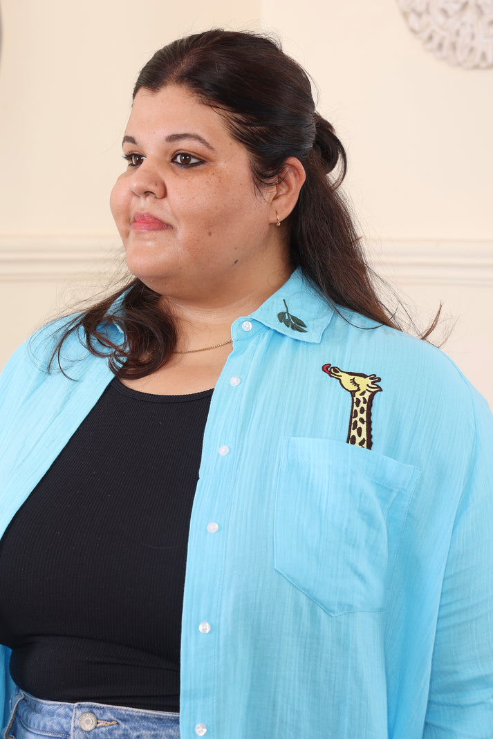 The Embroidered Giraffe Plus Size Shirt – Kokonut